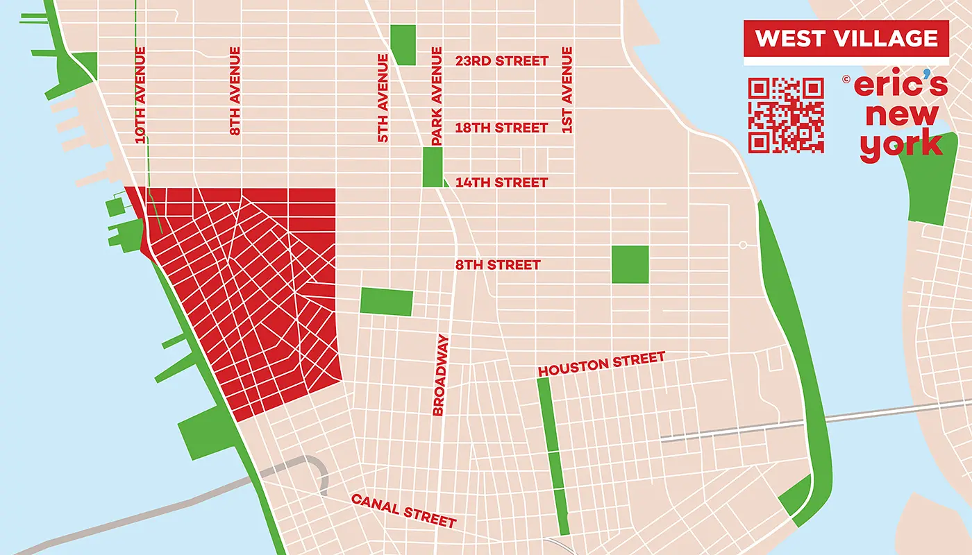 West Village New York Map Where To Drink In The West Village West